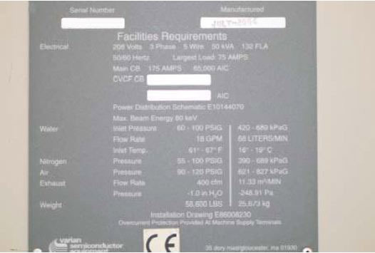 VARIAN VIISta 80 HP Ion Implanter & Monitor used for sale price ...