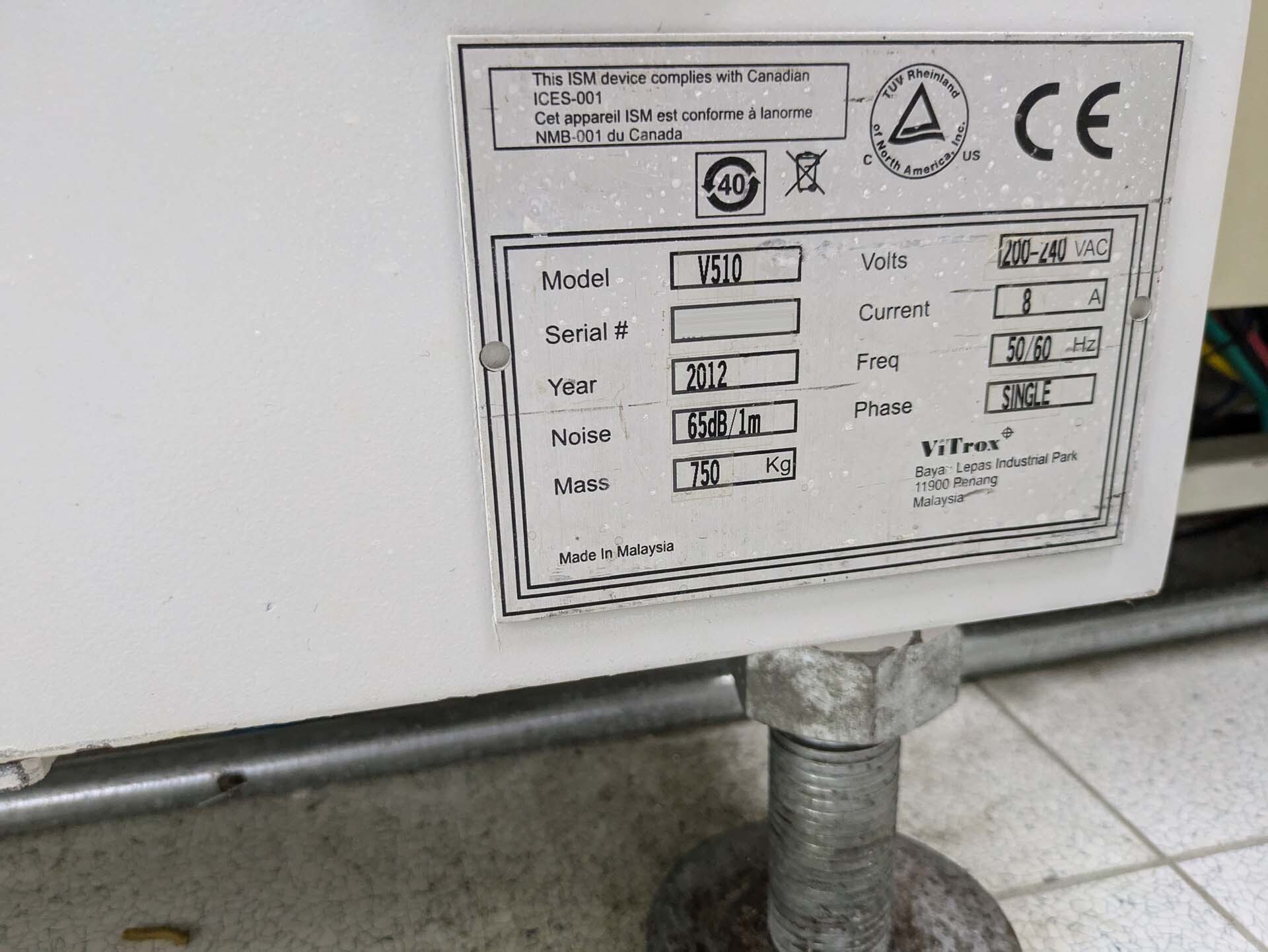 VITROX V510 used for sale price #293795252, 2012 > buy from CAE