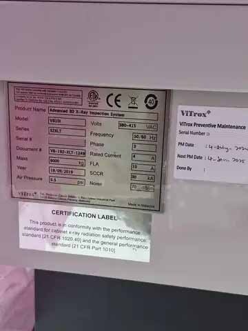 VITROX V810I S2XLT 판매 가격 #293766306, 2019에 사용됨 > CAE에서 구매