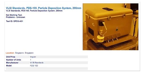VLSI STANDARDS INC PDS-100 원자로 판매 가격 #9298923, 2000에 사용됨 > CAE에서 구매