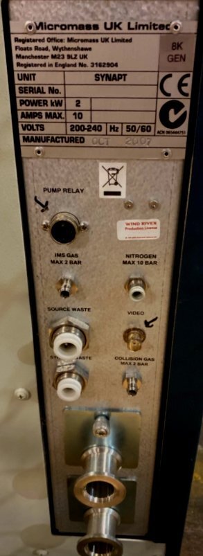 WATERS Synapt MALDI Spectrometer used for sale price #9400592, 2007 ...