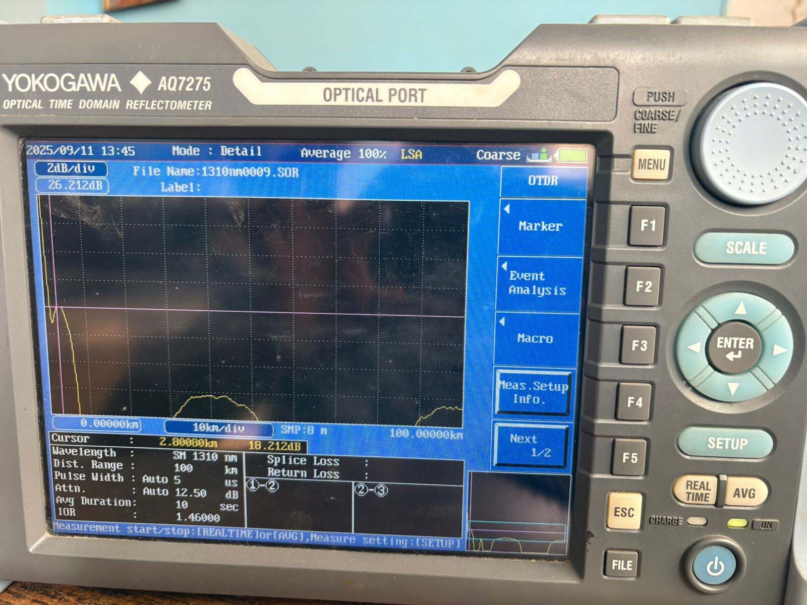 YOKOGAWA AQ 7275 Electronic Test Equipment used for sale price ...