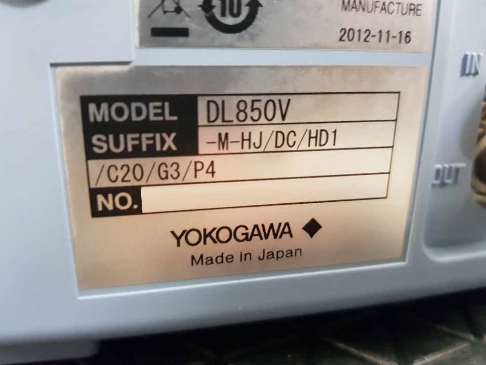 YOKOGAWA DL 850V Electronic Test Equipment used for sale price #9265529 ...