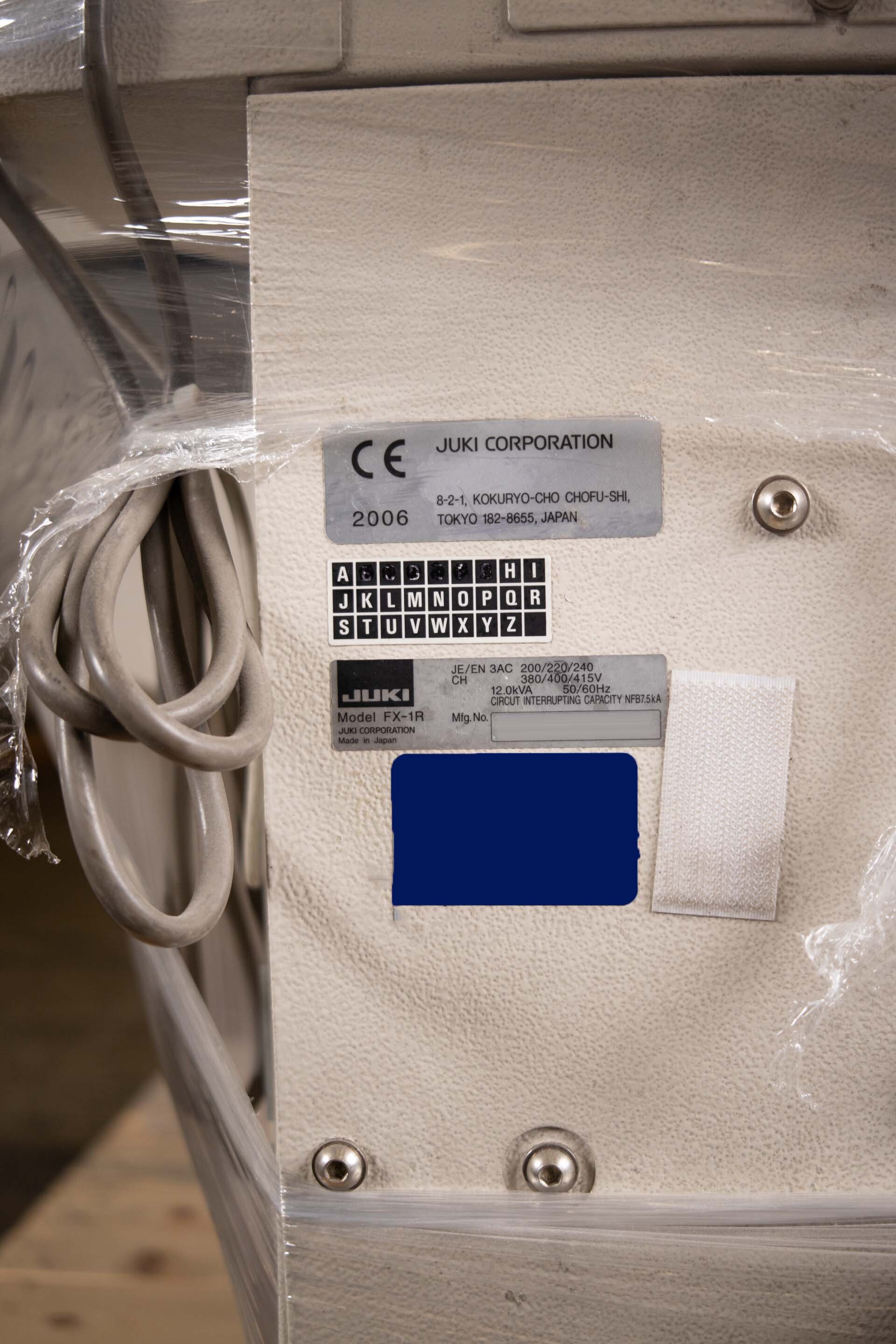 ZEVATECH / JUKI FX 1R used for sale price #293797842, 2006 > buy from CAE